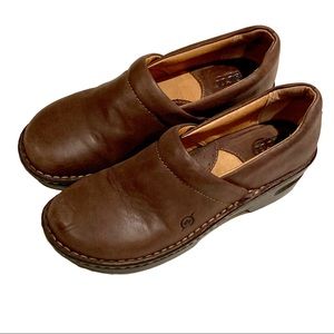 Born | Shoes | Born Brown Leather Clogs Size 75 | Poshmark